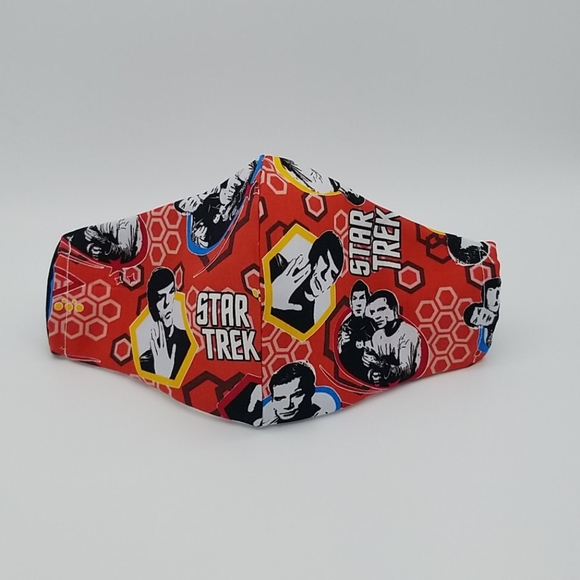 Accessories | Last One Handmade Cotton Flask Mask Star Trek | Poshmark
